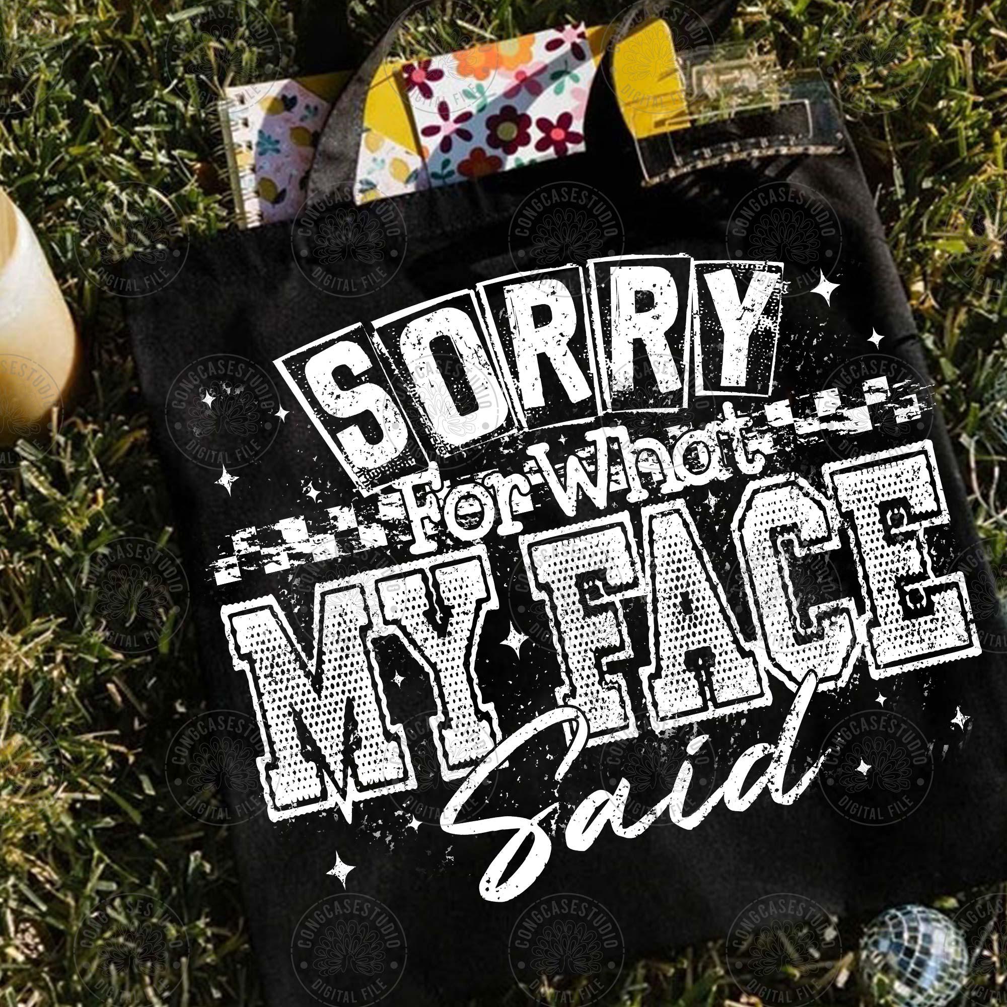 Sarcastic Face PNG: Retro Snarky Humor Design, Digital Download - Etsy