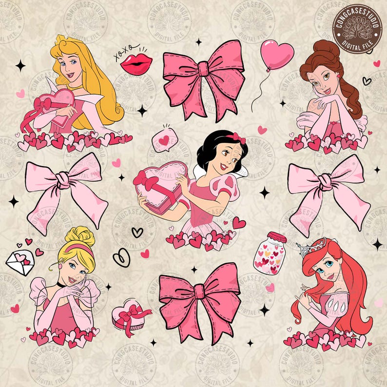 Valentine Cartoon Coquette Png, Valentine Cartoon Character Png, Pink ...