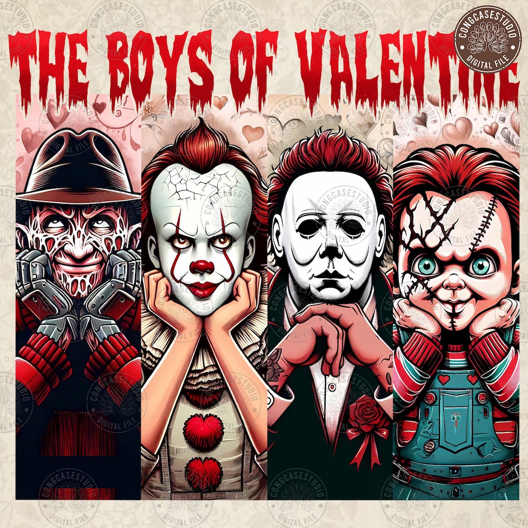 Valentine Horror Movie Png, Be My Valentine Png, Horror Valentine Png ...