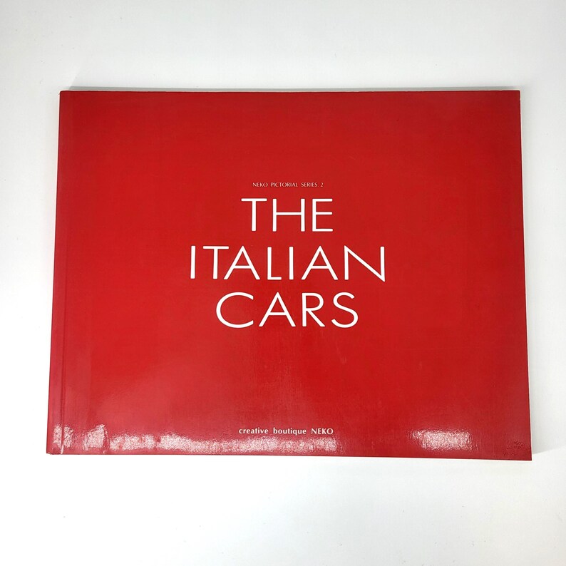 The Italian Cars - Neko Pictorial Series 2 - Vintage Car History Coffee ...