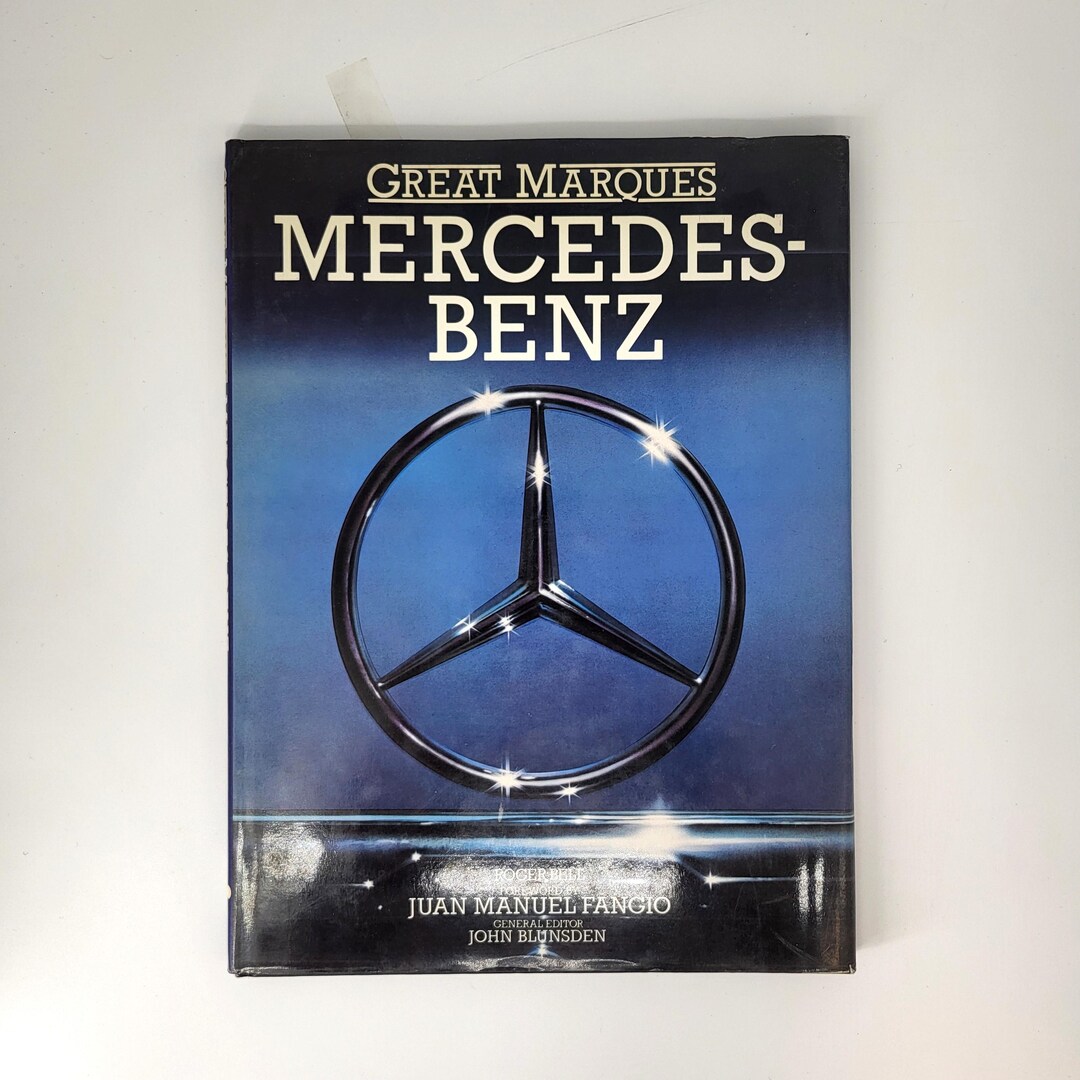 Vintage 1989 Mercedes Coffee Table Book - Great Marques Mercedes Benz ...