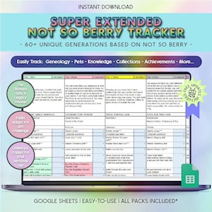 The Sims 4 Extended Not so Berry Challenge Tracker, Legacy Challenge ...