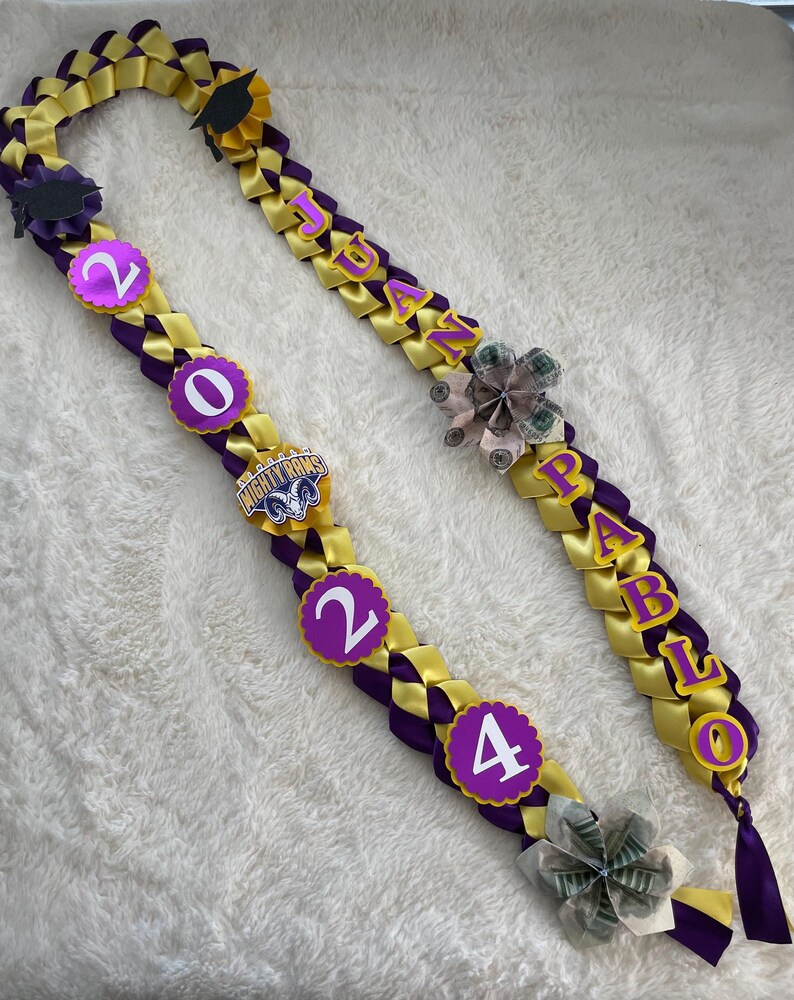 Custom Graduation Lei-gradgift-ribbon Lei-graduation-grad 2025-class of ...
