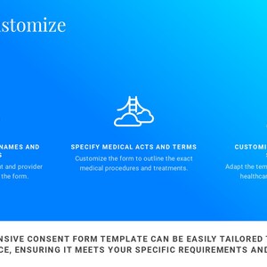 Medical Consent Form | Editable, Legal Template for Healthcare - Etsy