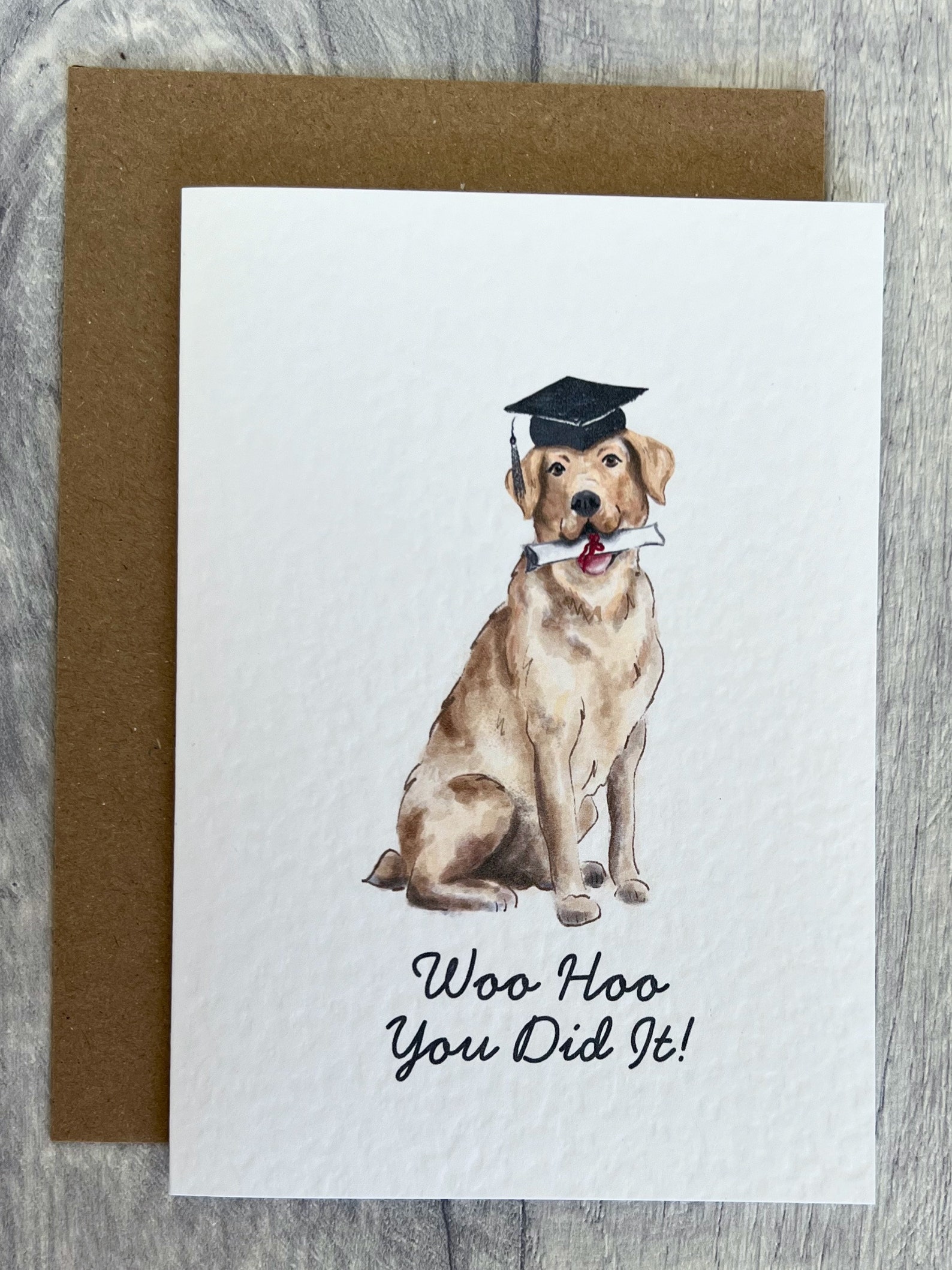 Labrador Graduation Congratulations Card Class of 2024, Dog Graduation ...