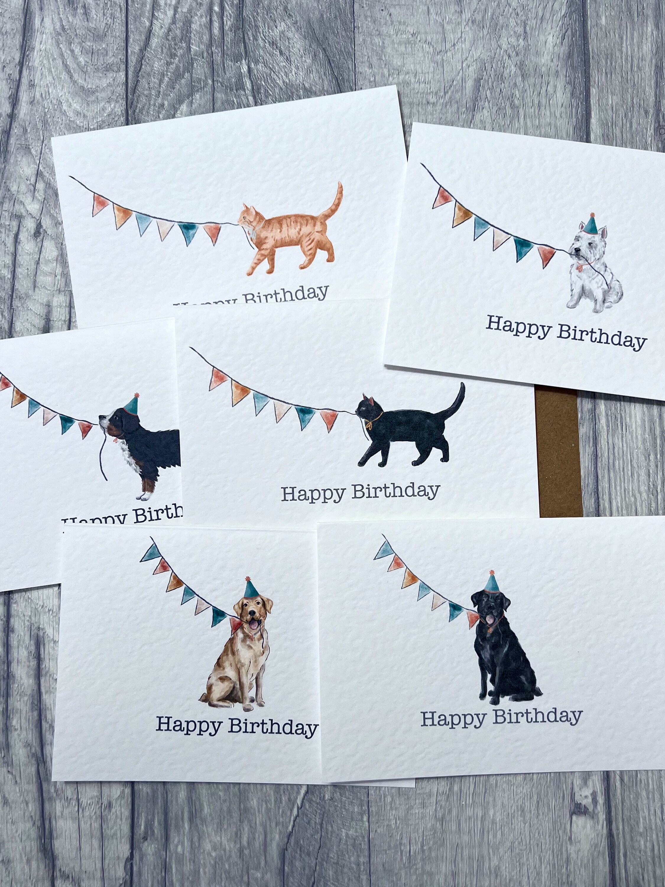 Black Labrador Birthday Card - Labrador Dog Happy Birthday Card for Lab ...