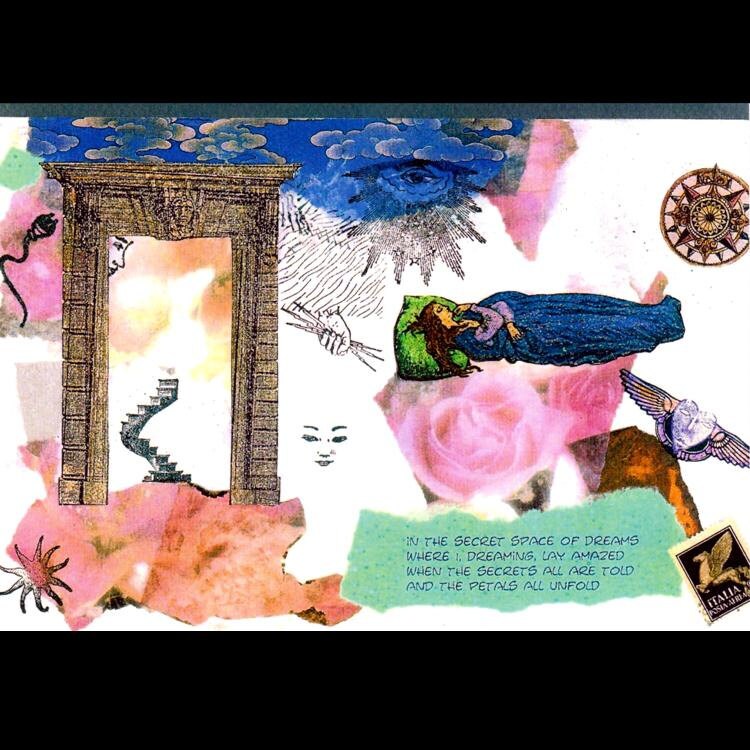 Dreaming Collage Card - Etsy