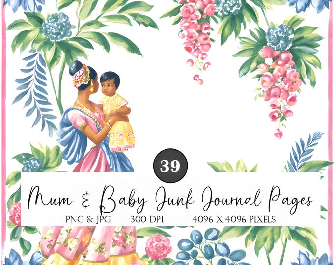 Dear Mama Kit, Printable, Digital Download, Junk Journal - Scrapbooking ...