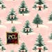 Retro Coquette Christmas Digital Paper, Pink Holiday Wallpaper, Cute ...
