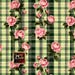 Plaid and Roses Vintage Floral Pattern – Cottagecore Seamless Design ...