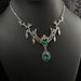 Emerald Green Crescent Moon Goddess Priestess Celtic Elven Elf Elvish ...