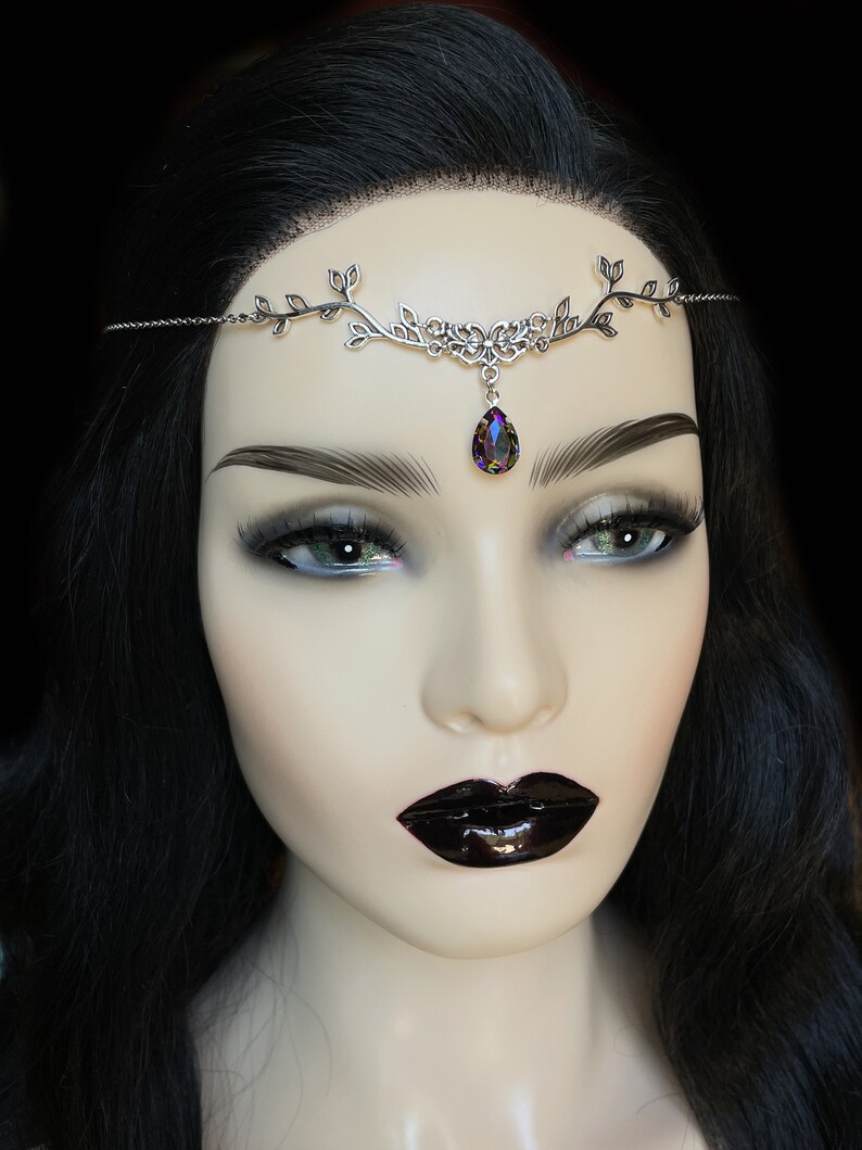 Rainbow Volcano Silver Filigree Woodland Elf Elven Princess - Etsy