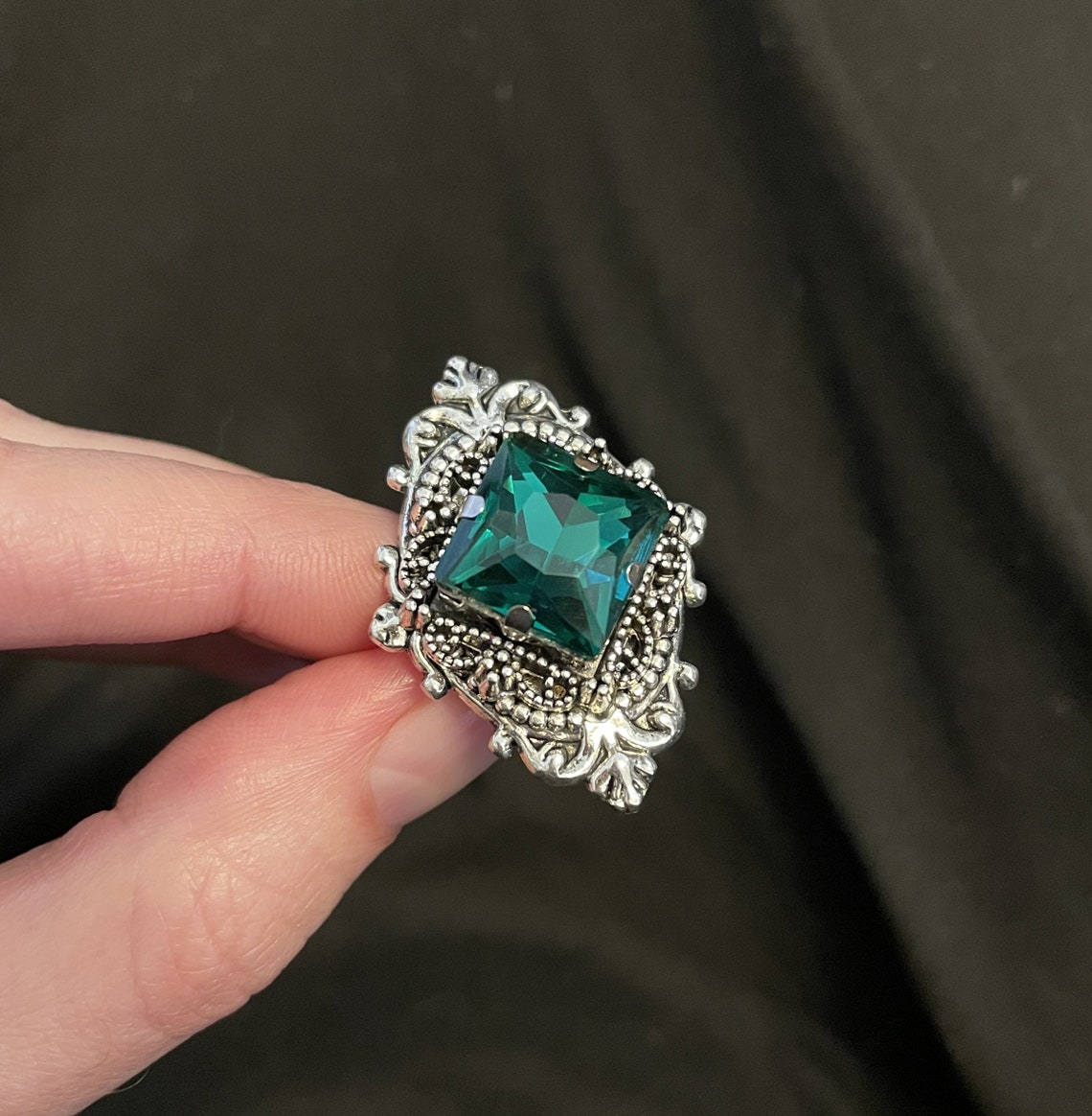 Emerald Green Gothic Victorian Filigree Flapper 1920's - Etsy