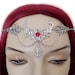Bright Ruby Red Elven Elf Elvish Celtic Goddess Headpiece - Etsy