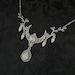 White Opal Crescent Moon Goddess Priestess Celtic Elven Elvish Elf ...