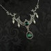 Emerald Green Crescent Moon Goddess Priestess Celtic Elven Elf Elvish ...