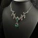 Emerald Green Crescent Moon Goddess Priestess Celtic Elven Elf Elvish ...