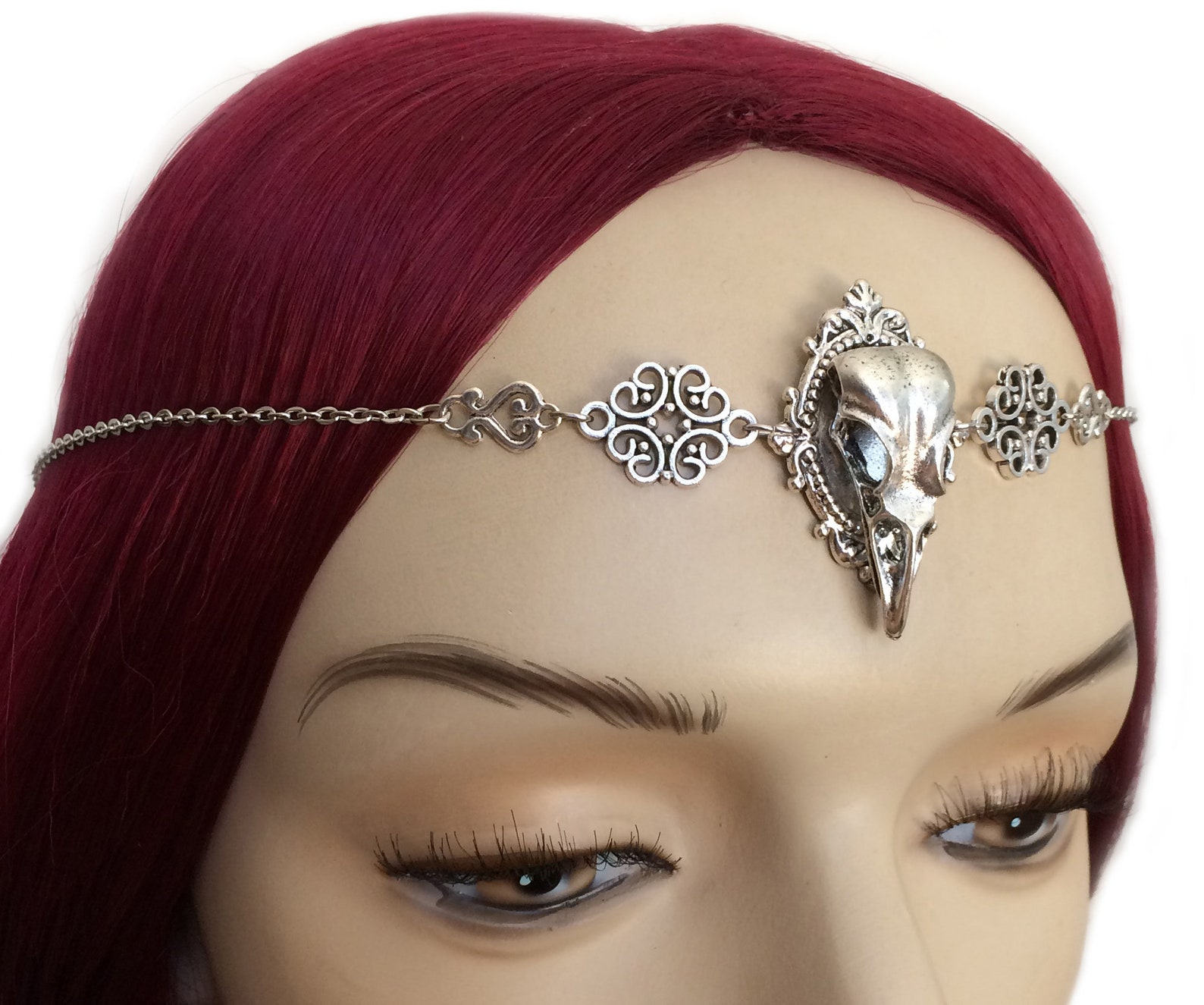 Gothic Victorian Raven Nevermore Crow Bird Skull Goth - Etsy