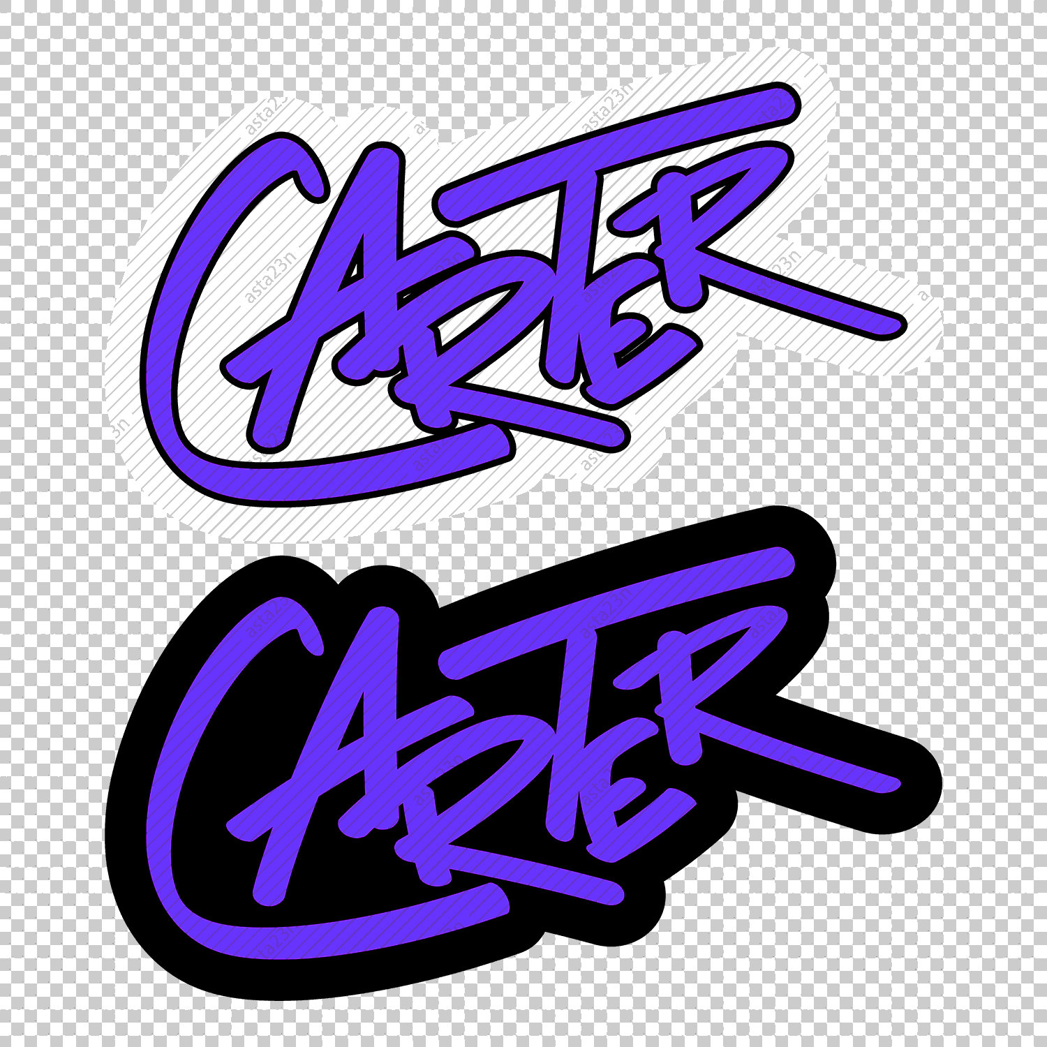 CARTER Graffiti Name, Street Art Urban Wall Tag Style Font, Digital PNG ...