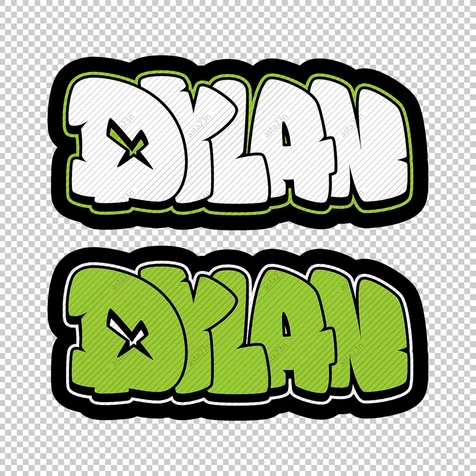 DYLAN Graffiti Name, Street Art Urban Wall Tag Style Font, Digital PNG ...