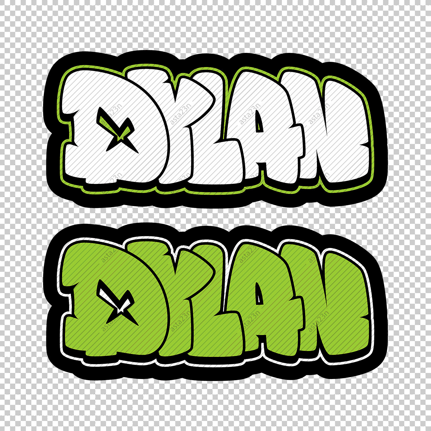 DYLAN Graffiti Name, Street Art Urban Wall Tag Style Font, Digital PNG ...