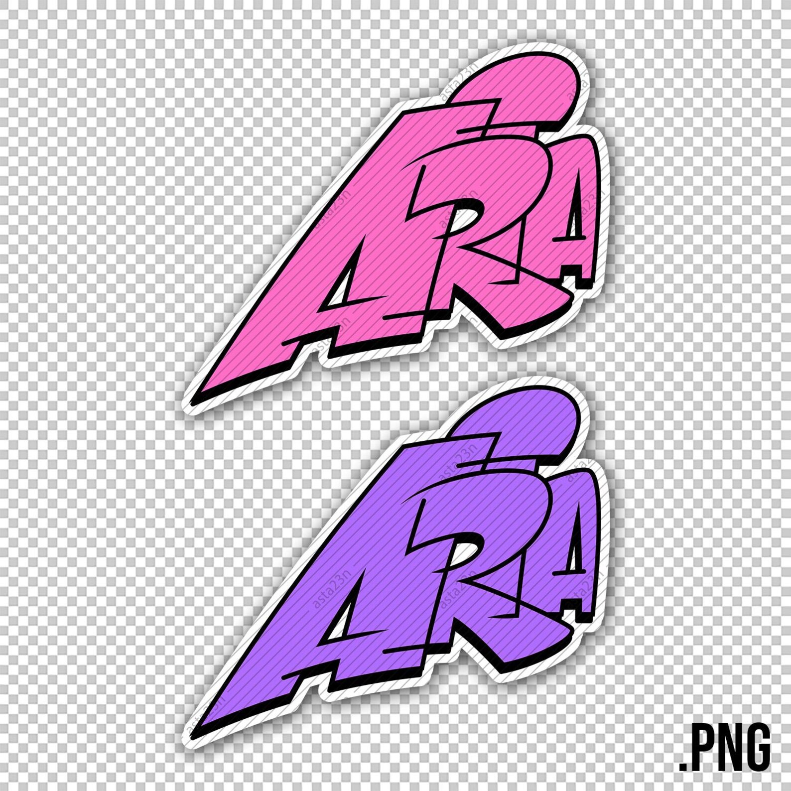 ARIA Graffiti NAME - Street Art Urban Wall TAG - Layered Vector ...