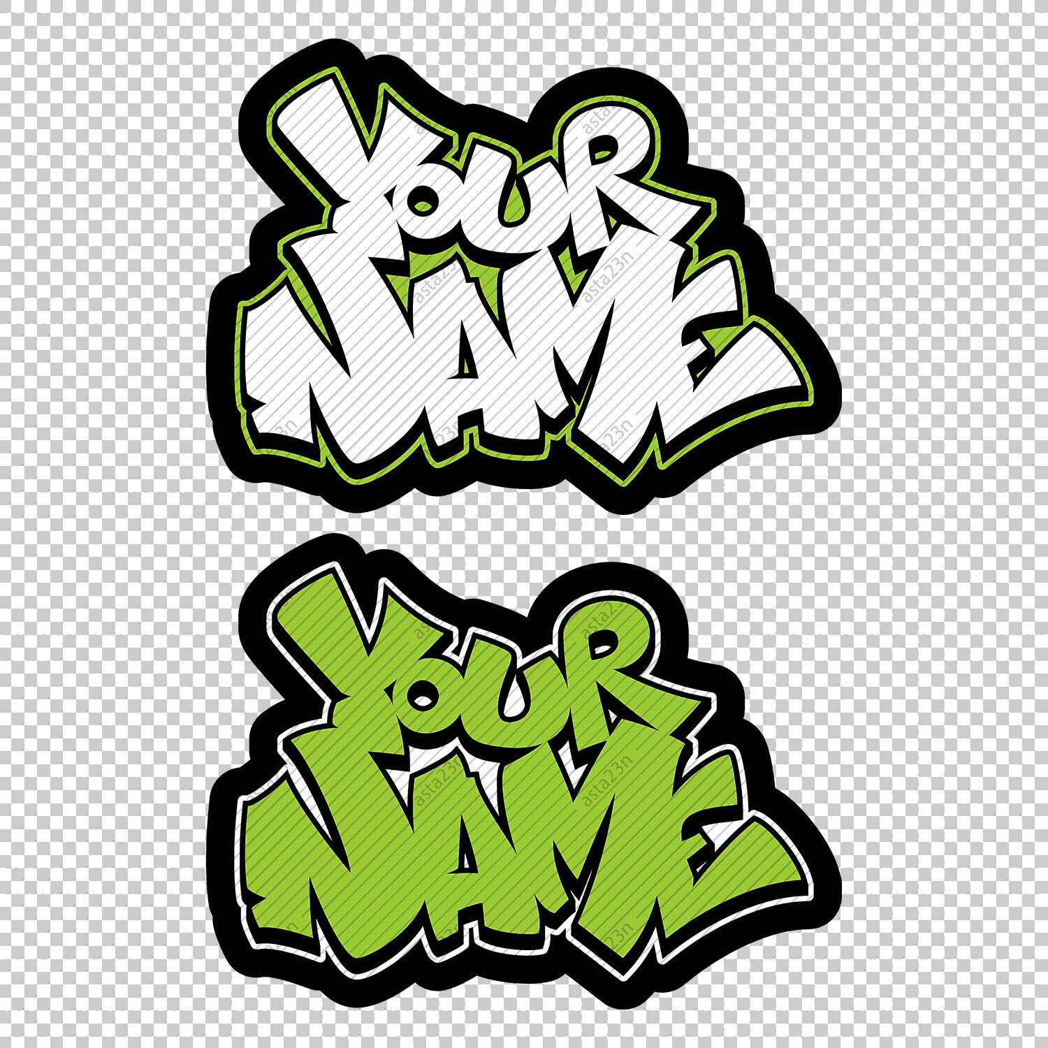 CUSTOM Graffiti NAME 3, Street Art Urban Wall Tag Style Font, Digital ...