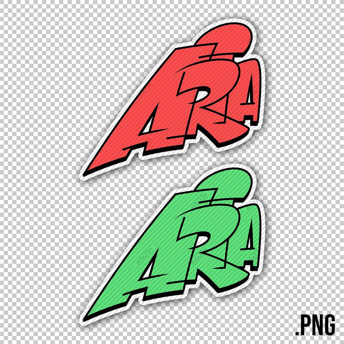 ARIA Graffiti NAME - Street Art Urban Wall TAG - Layered Vector ...