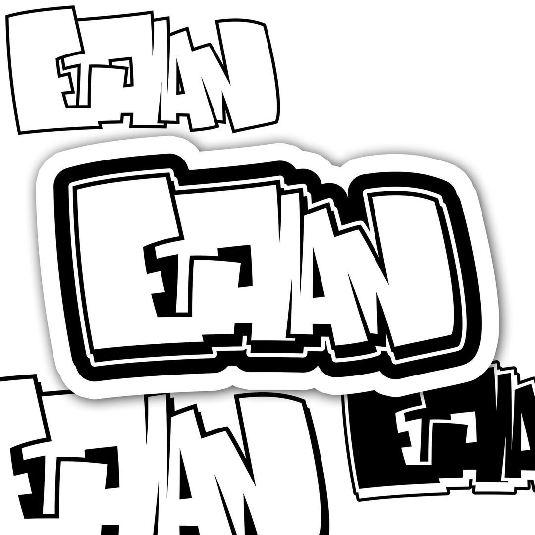 ETHAN Graffiti NAME - Street Art Urban Wall TAG - Layered Vector ...