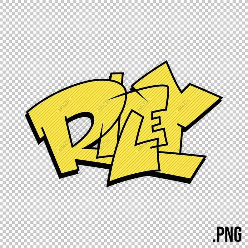 RILEY Graffiti NAME - Street Art Urban Wall TAG - Layered Vector ...