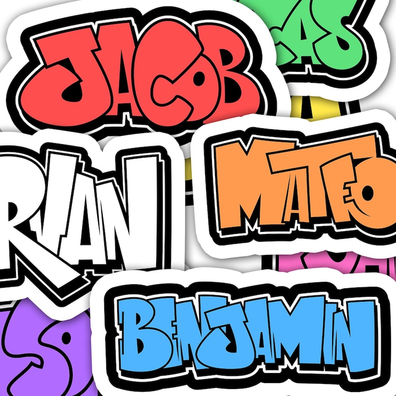 CUSTOM Graffiti NAME - Street Art Urban Wall TAG - Layered Vector ...