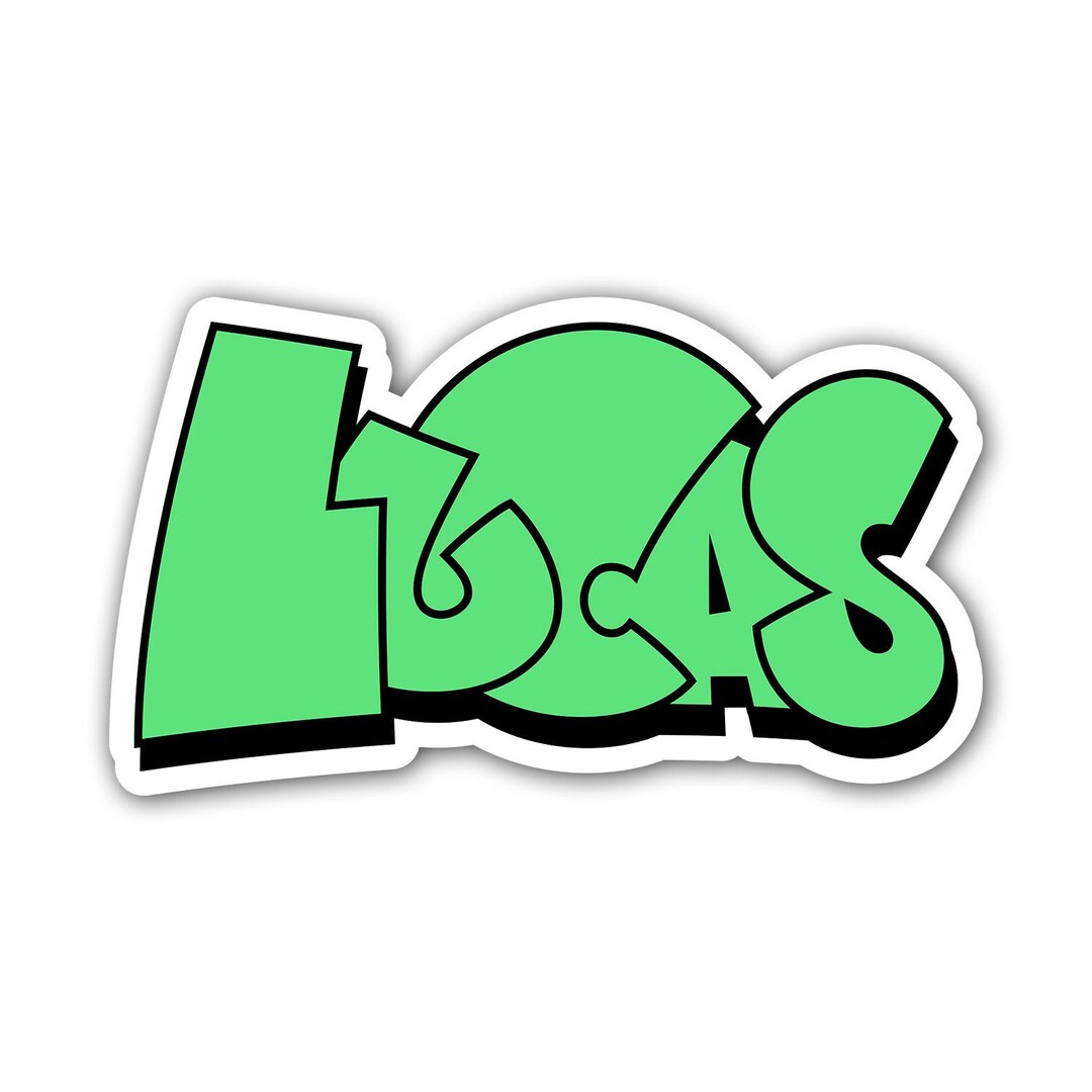 LUCAS Graffiti NAME - Street Art Urban Wall TAG - Layered Vector ...