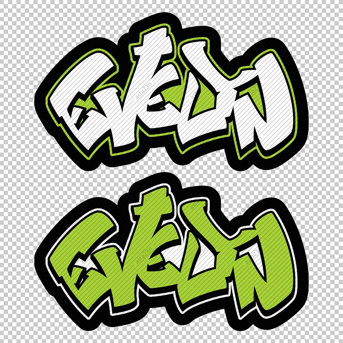 EVELYN Graffiti Name, Street Art Urban Tag Style, Digital Transparent ...