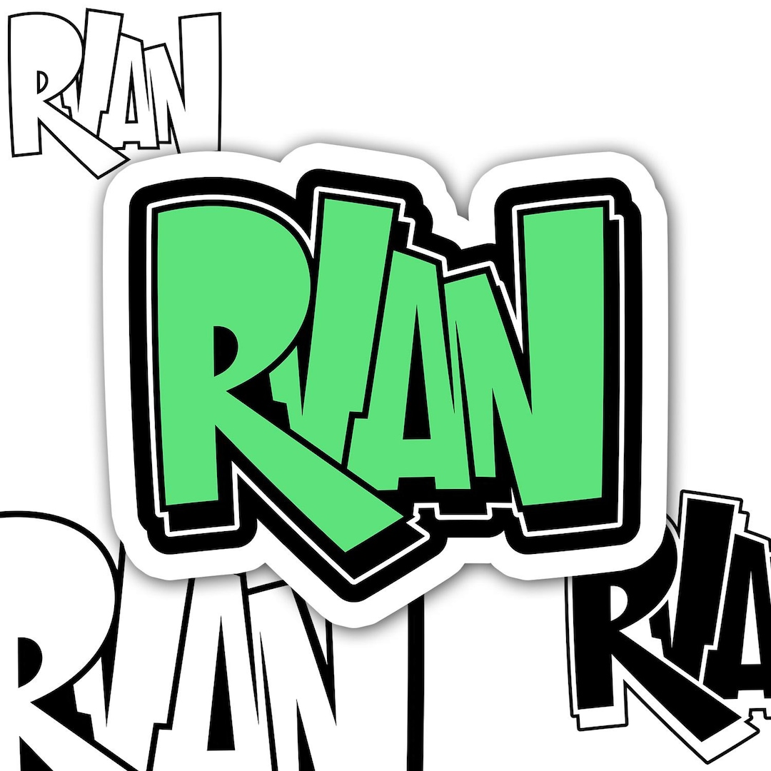 RYAN Graffiti NAME - Street Art Urban Wall TAG - Layered Vector ...