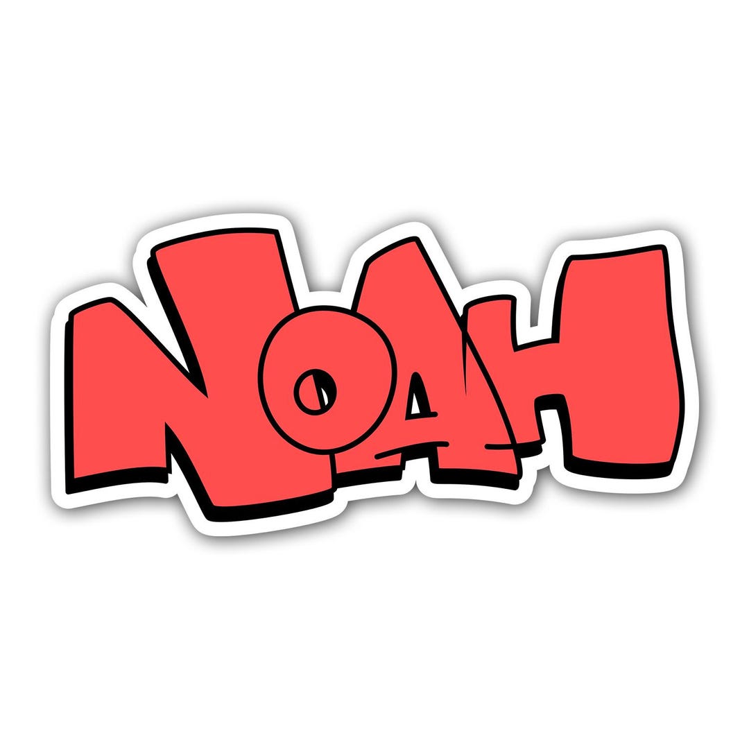 NOAH Graffiti NAME - Street Art Urban Wall TAG - Layered Vector ...