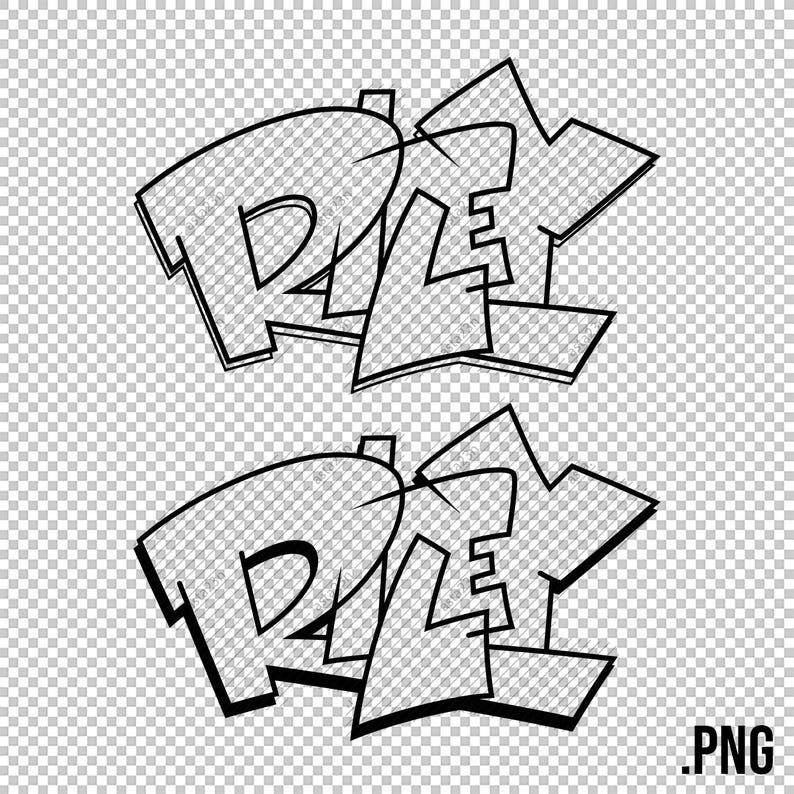 RILEY Graffiti NAME - Street Art Urban Wall TAG - Layered Vector ...