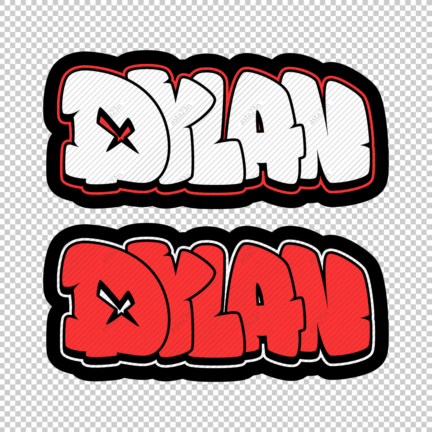 DYLAN Graffiti Name, Street Art Urban Wall Tag Style Font, Digital PNG ...