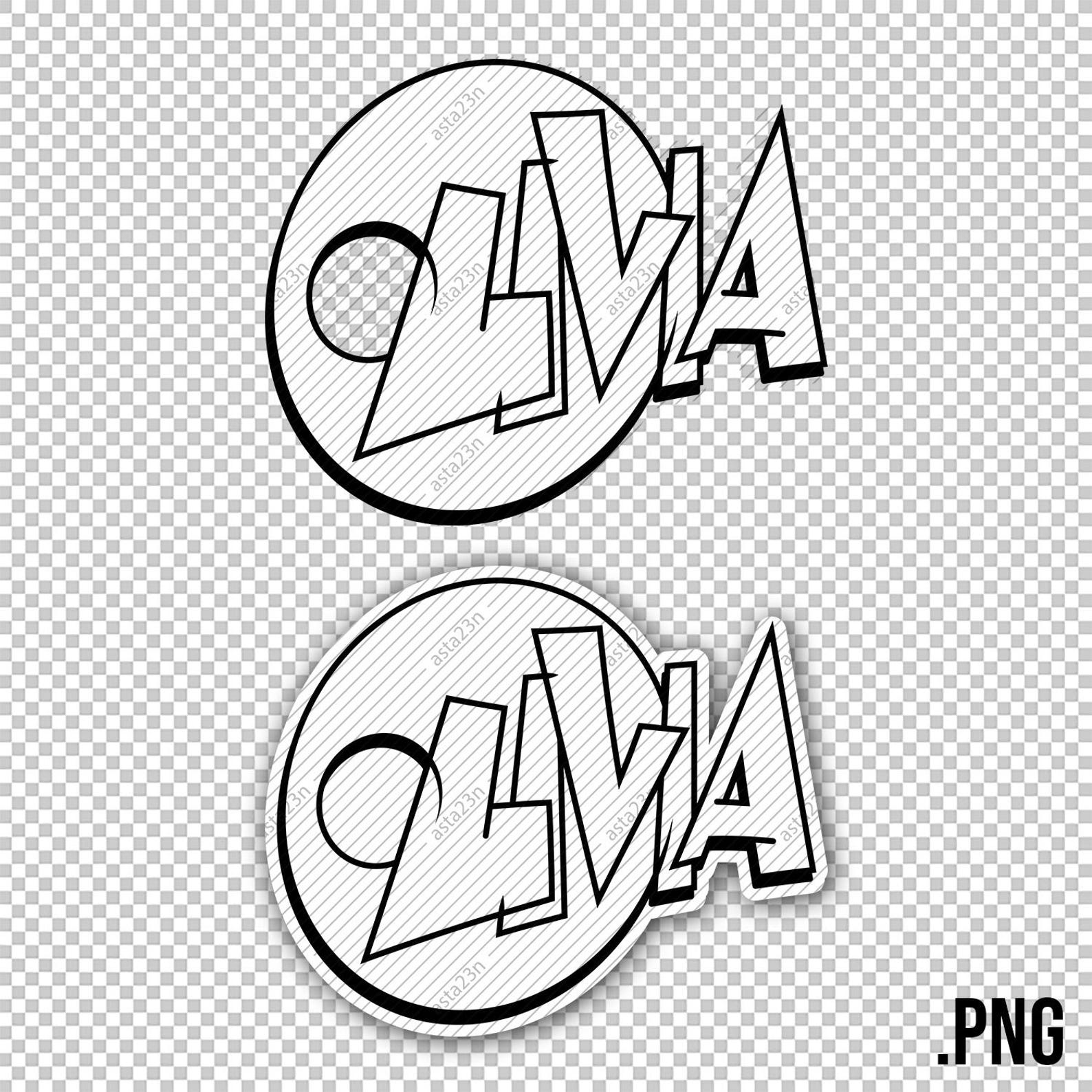 OLIVIA Graffiti NAME - Street Art Urban Wall TAG - Layered Vector ...