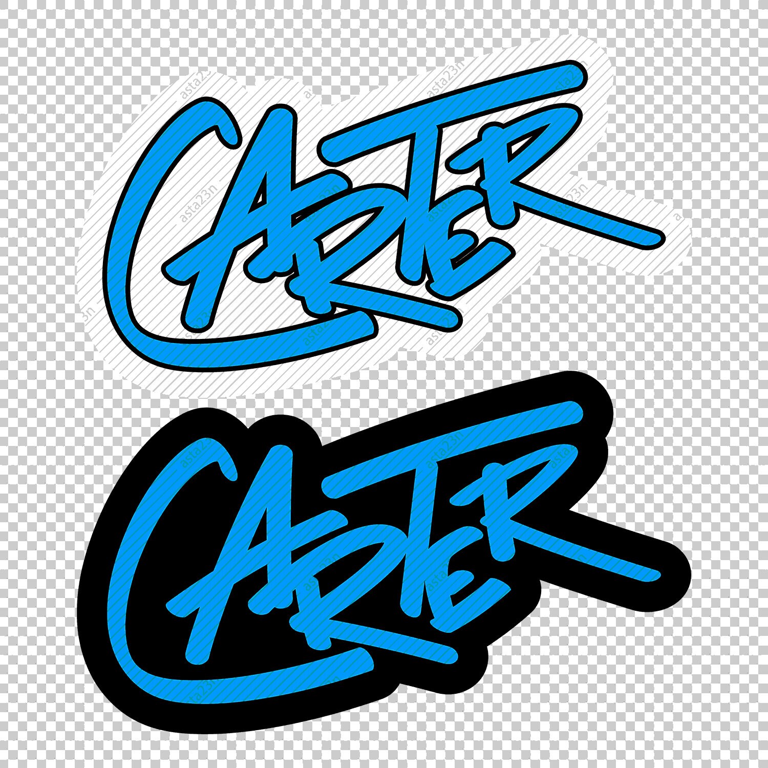 CARTER Graffiti Name, Street Art Urban Wall Tag Style Font, Digital PNG ...