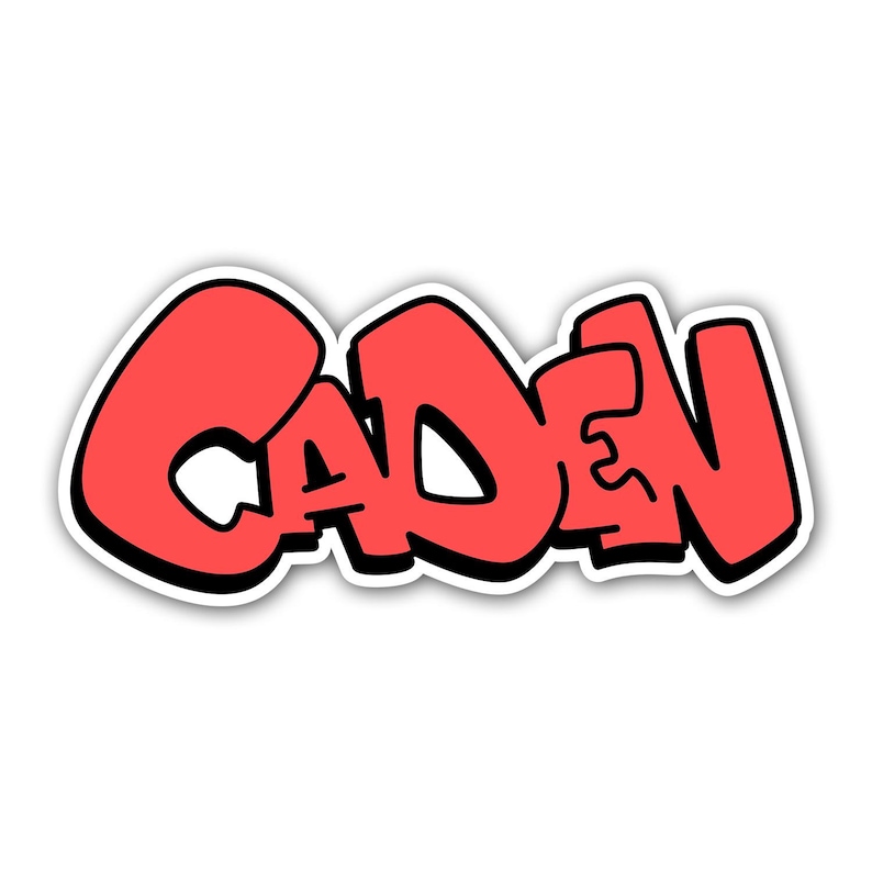 CADEN Graffiti NAME - Street Art Urban Wall TAG - Layered Vector ...