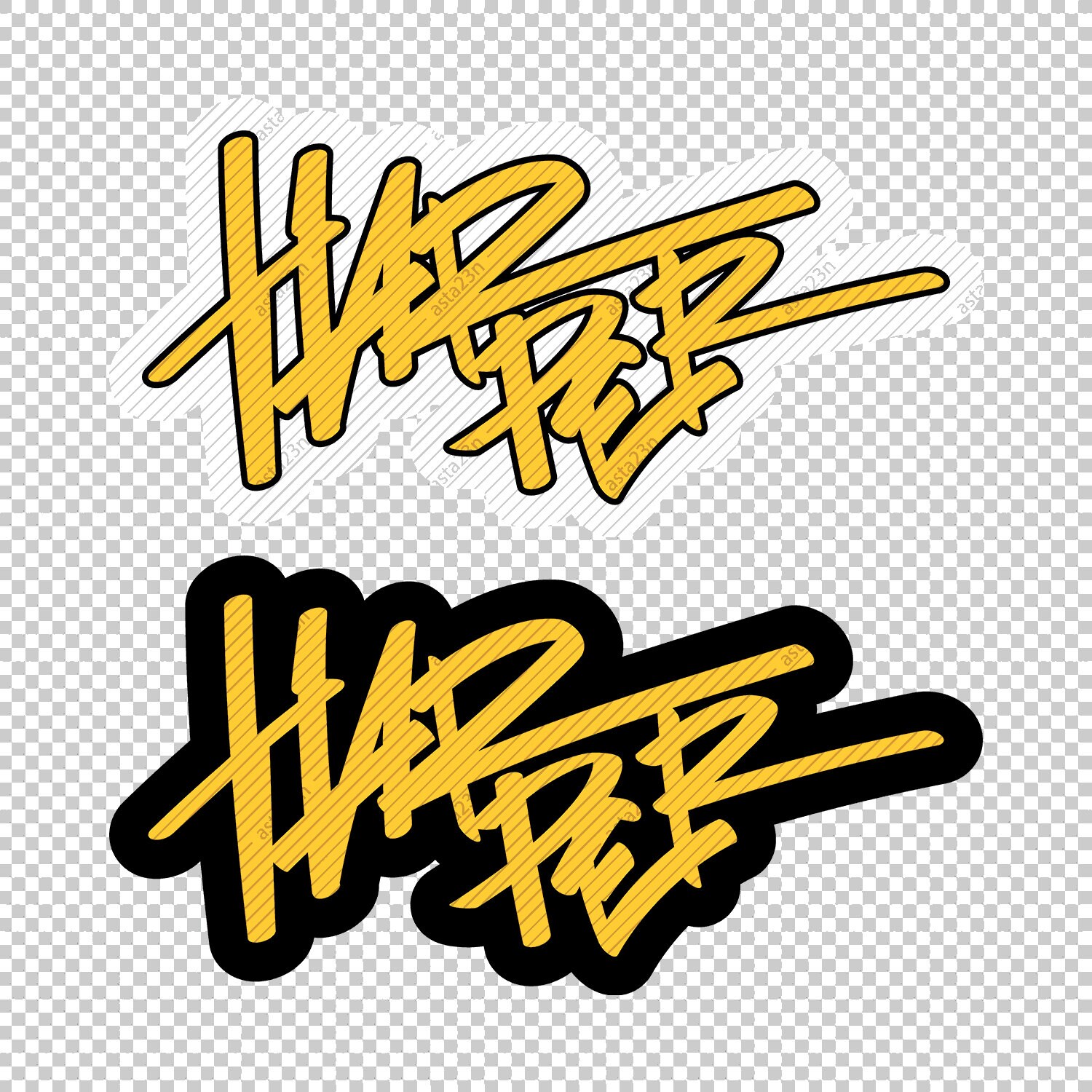 HARPER Graffiti Name, Street Art Urban Wall Tag Style Font, Digital PNG ...