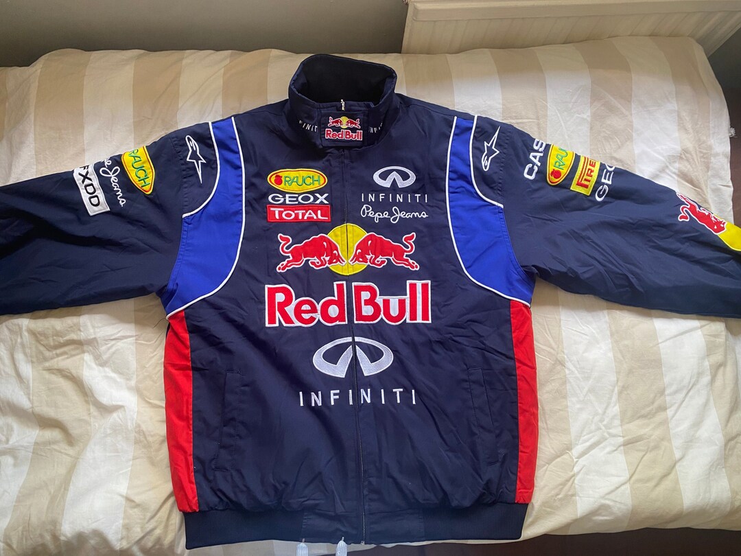 Red Bull F1 Ferrari Jacket Vintage Baggy 90s Streetwear Retro Old ...