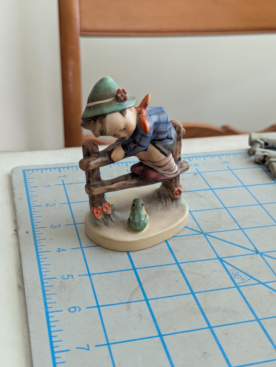 1948 Hummel, W. Germany, Retreat to Safety, 201 2/0, Porcelain Figurine ...
