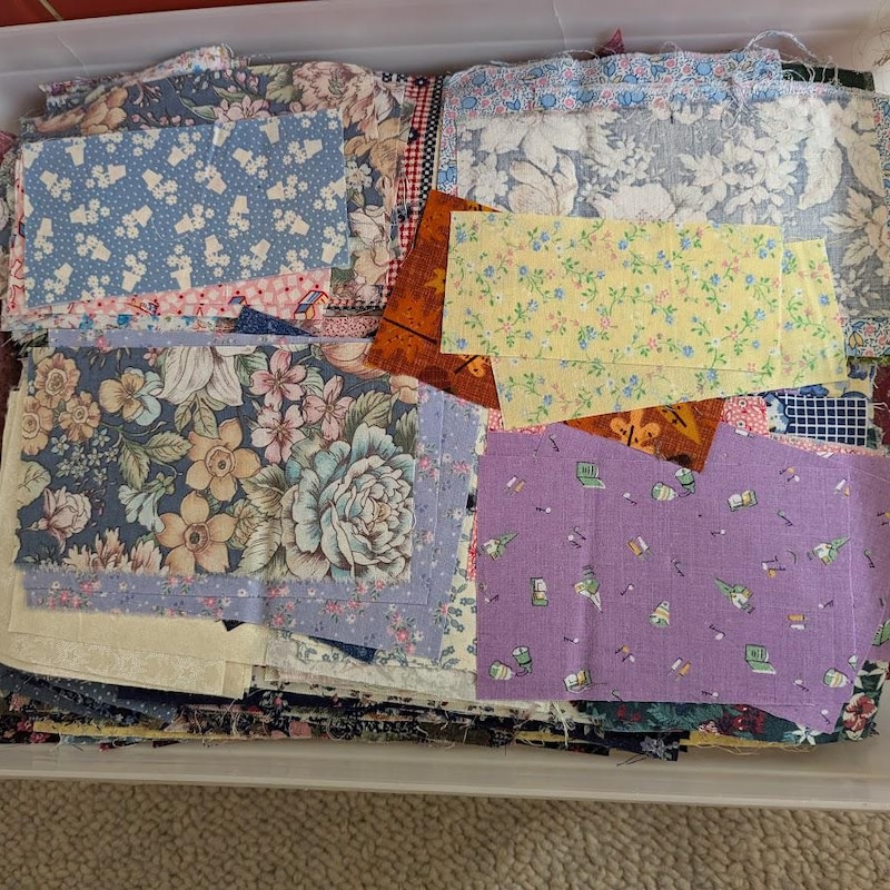 Quilt Fabric Scraps - Etsy