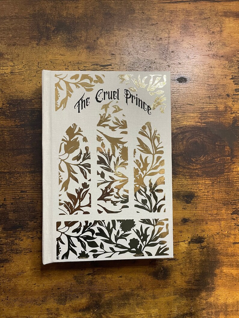 The Cruel Prince (ivory) by Holly Black- Handmade, Rebound - Etsy