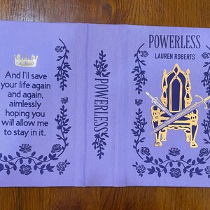 Powerless by Lauren Roberts- Handmade, Rebound - Etsy