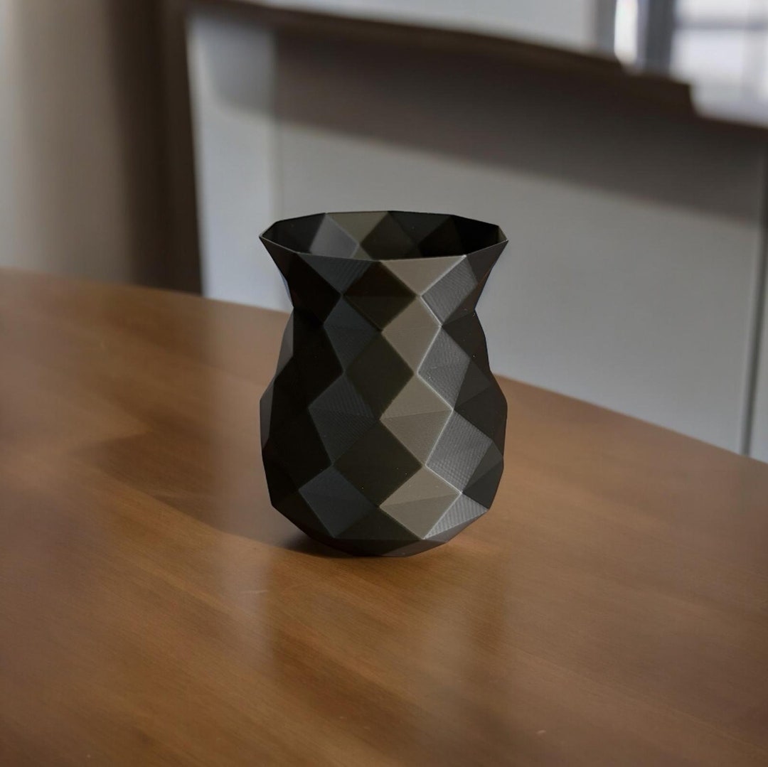 Geometric Low Poly 3D Printed PLA Vase - Etsy