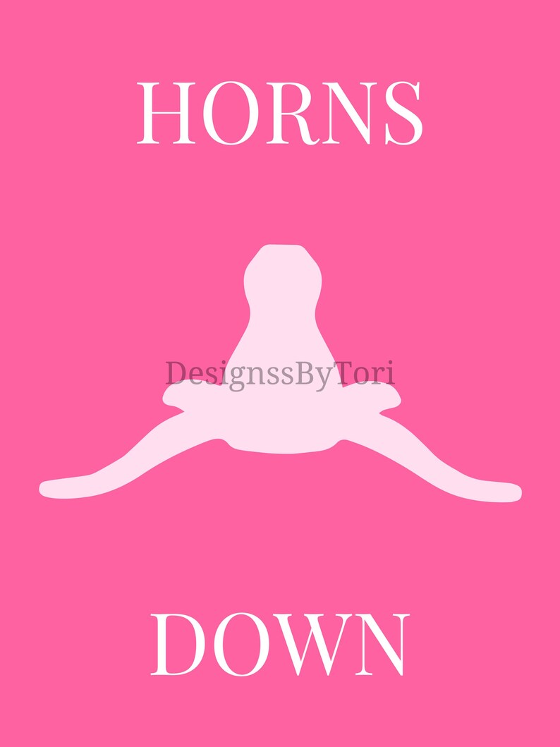 University of Oklahoma Pink Wall Art Set of 6 College Wall Art - Etsy