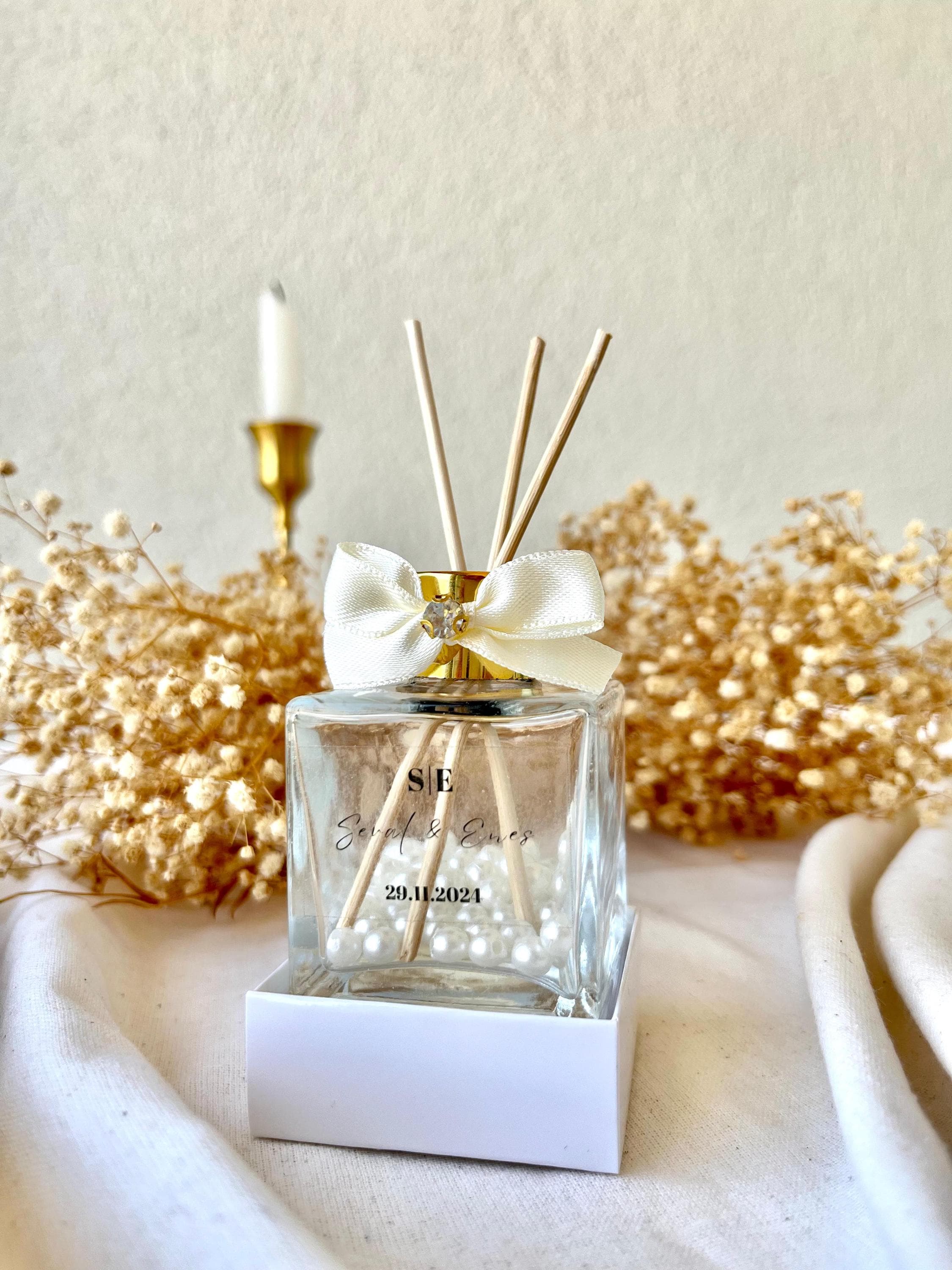 Wedding Reed Diffuser Favors - Personalized Room Fragrance - Gift for ...