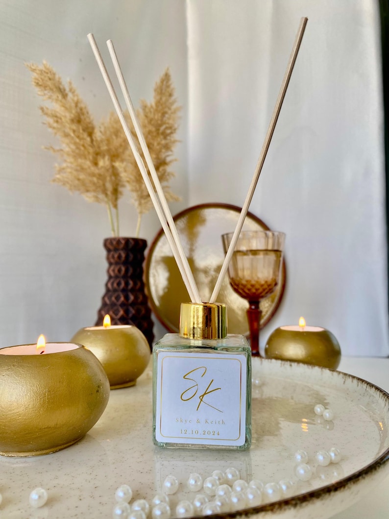 Personalized Home Fragrance Diffuser Wedding Favors Gift, Fragrance ...